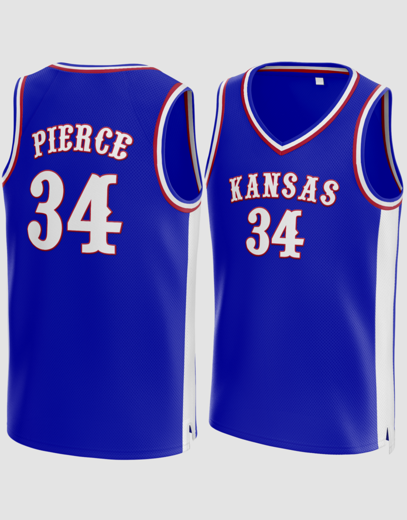 Paul Pierce #34 Kansas Jayhawks University Jersey - 99Jersey | Where ...