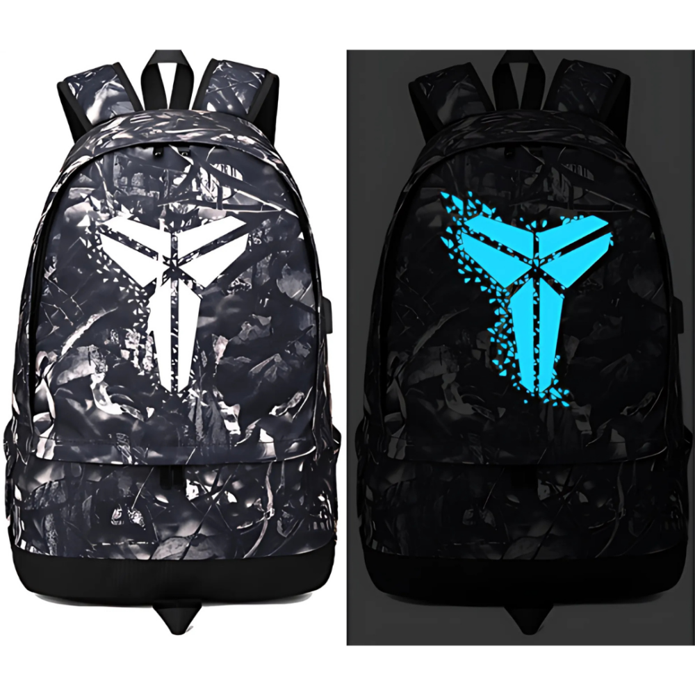 Kobe Bryant Sheath Logo Glow-in-the-Dark Backpack - 99Jersey | Where ...