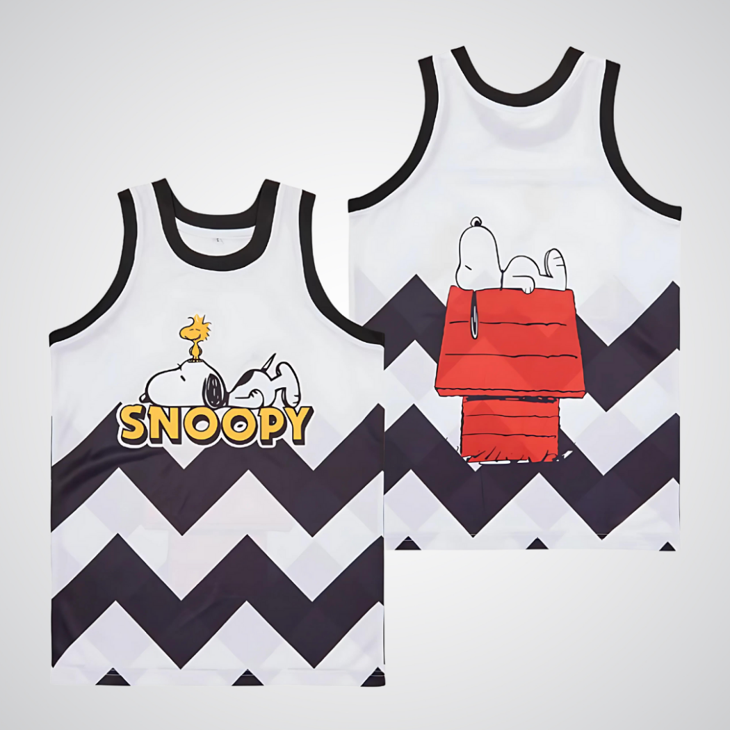 Snoopy & Woodstock Classic Peanuts Basketball Jersey - 99Jersey | Where ...