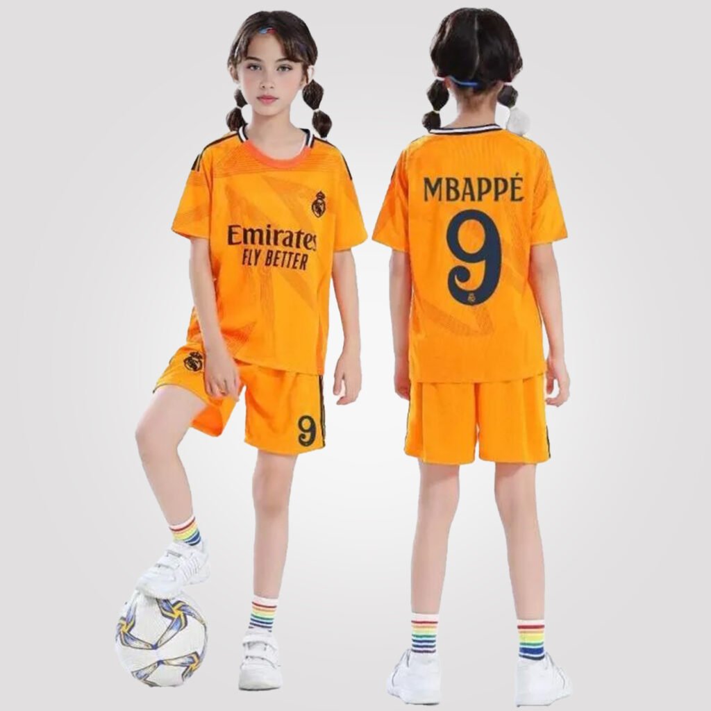 Kylian Mbappé #9 Real Madrid Youth Soccer Set - 99Jersey | Where ...